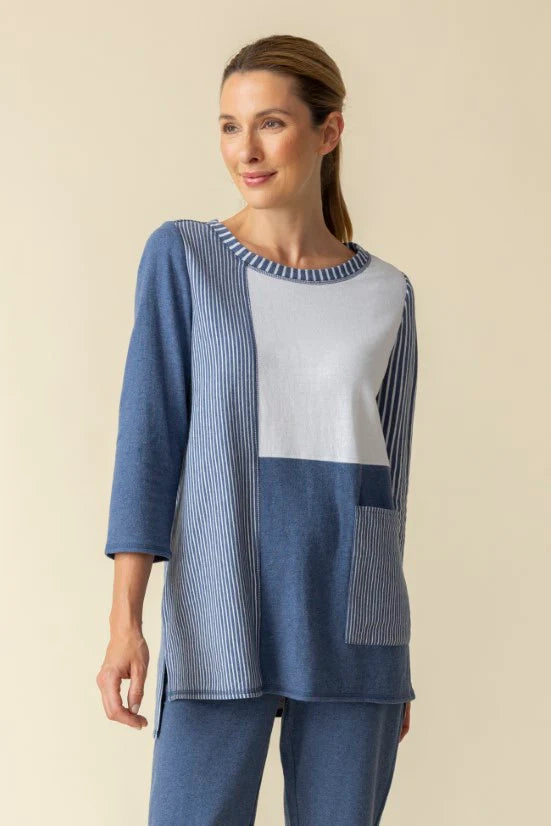 Habitat Spring/Summer, 51928 Colour-Block Tunic, Rain – Boutique Sisi